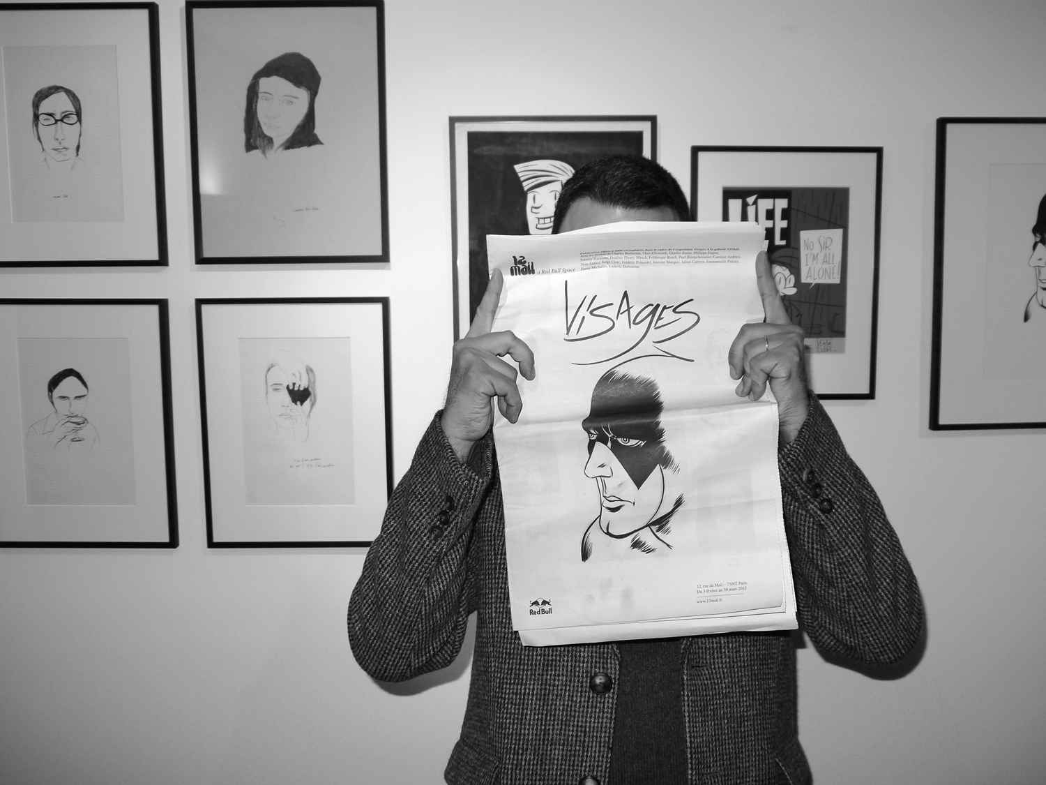 Joseph Ghosn, curator of Visages, the new exhibition at 12 Mail Gallery ...