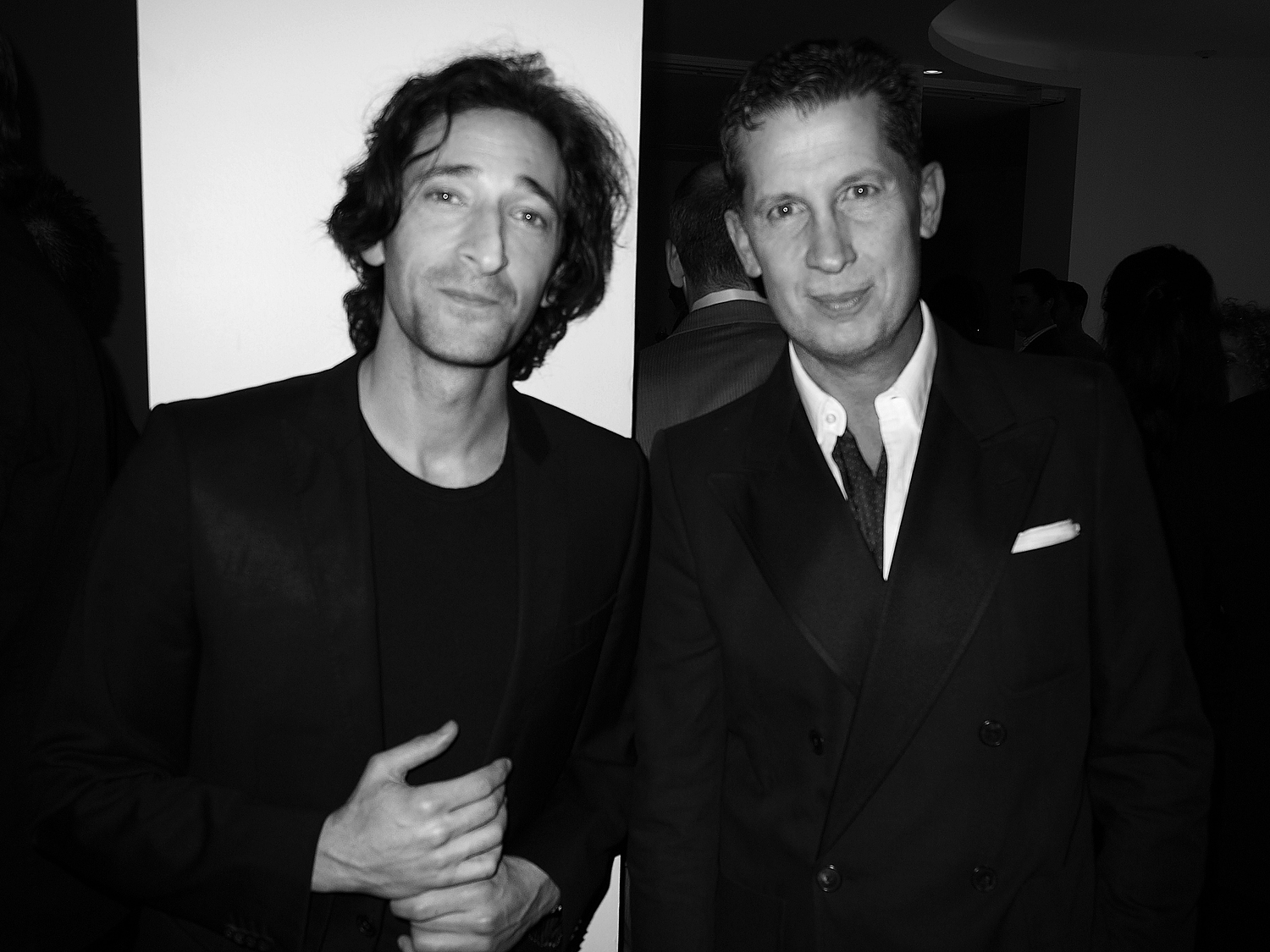 Adrian Brody and Stefano Tonchi at the W Magazine and Cartier Art Basel ...