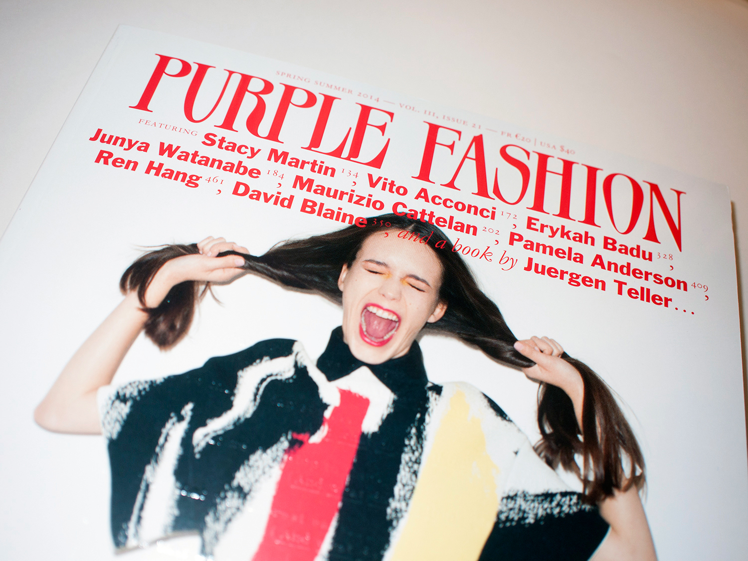 Purple Fashion magazine #21 is out now - purple INSTITUTE