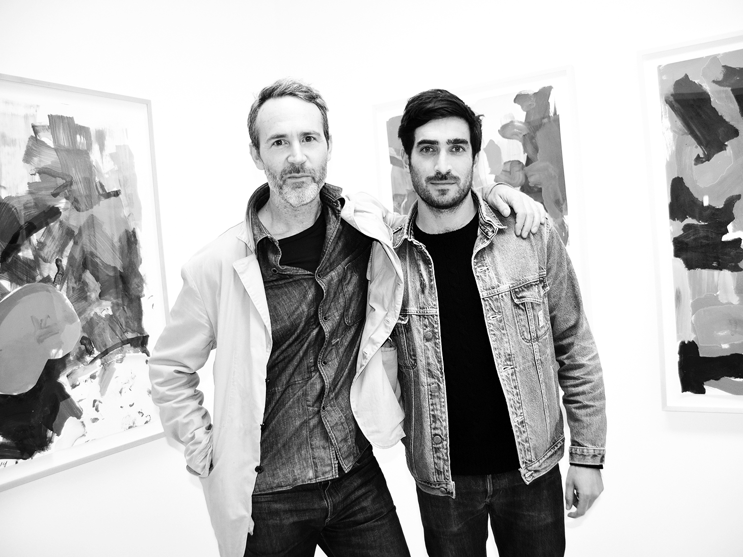 David Ortega "Naked Palm" opening at Farago, Los Angeles - purple NIGHT