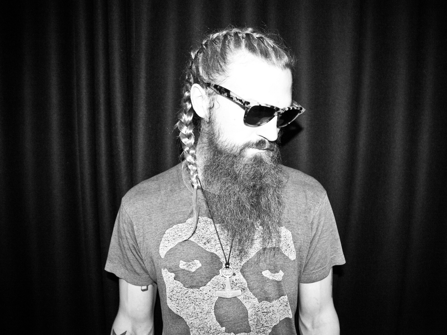 The American artist and Purple contributor Max Snow at his studio, New ...