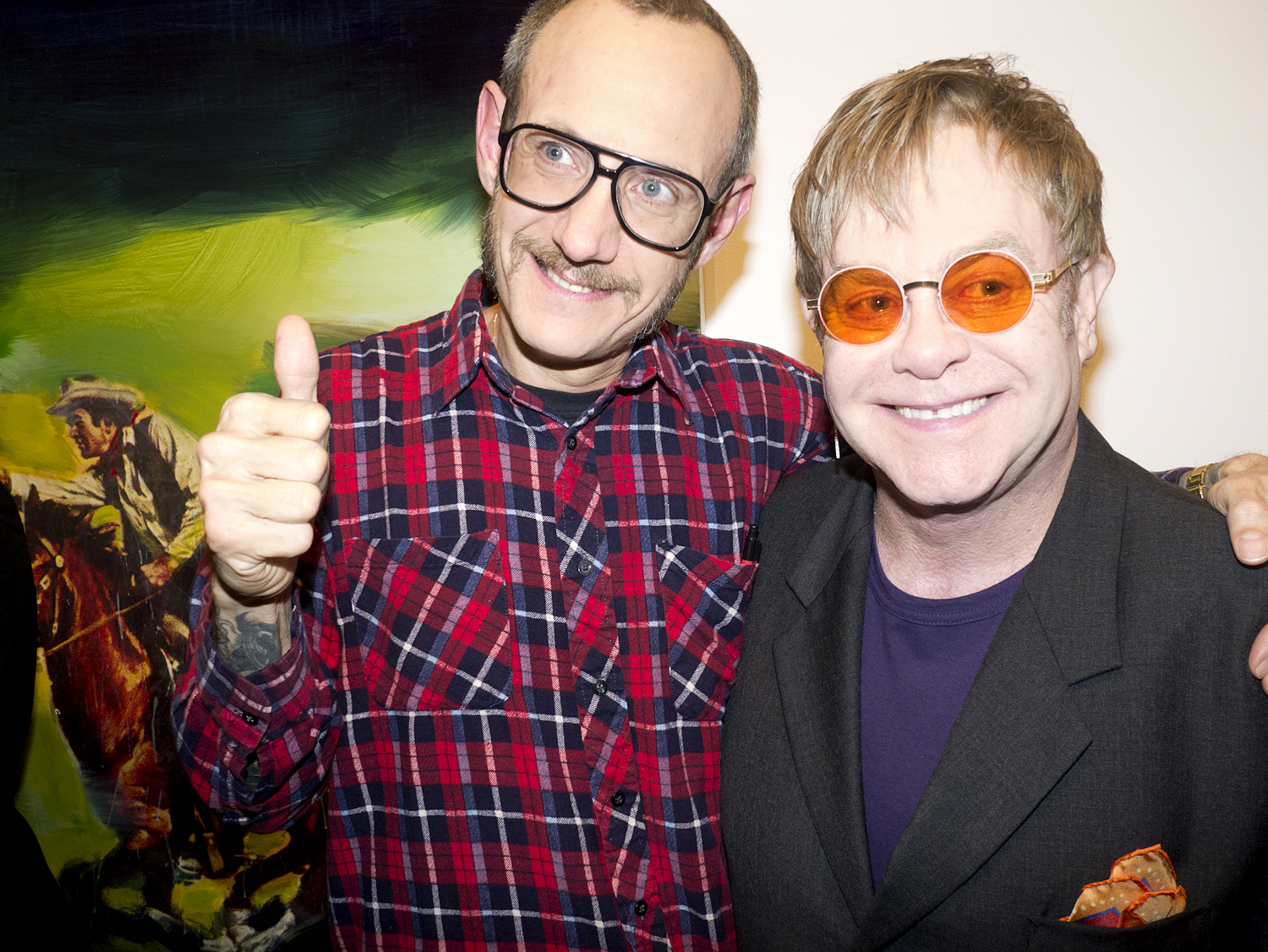 Richard Prince "Cowboys" opening reception at the Gagosian Gallery, Los ...