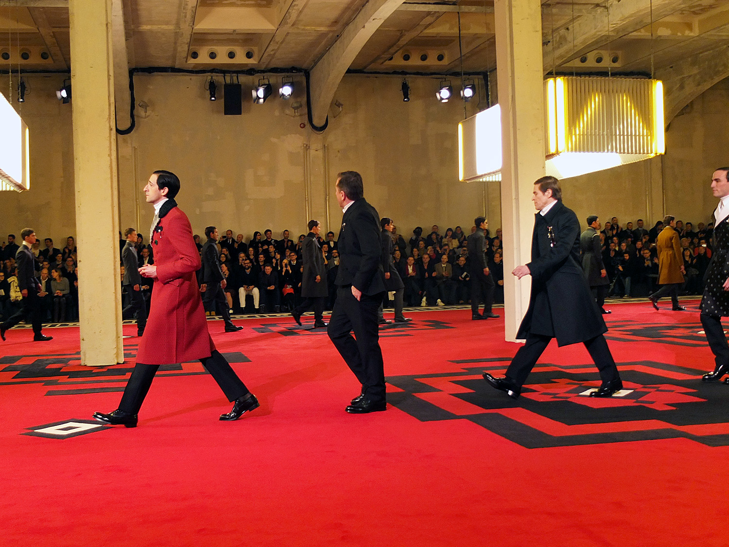 ACTOR STUDIO AT PRADA F/W 2012 MEN'S SHOW, Milan - purple FASHION