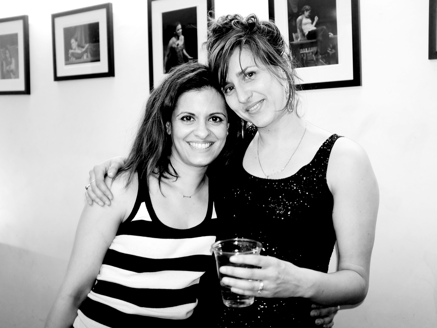 Actress Nadia Parvez Manzoor and Director Tara Elliot after the premier ...