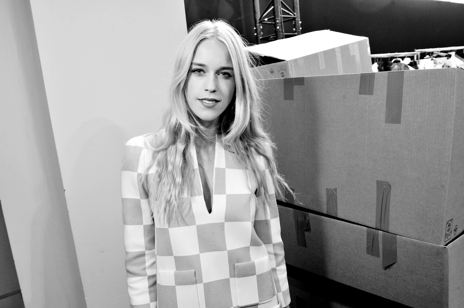 Mary Charteris at the Louis Vuitton men's F/W 2013 show at the ...