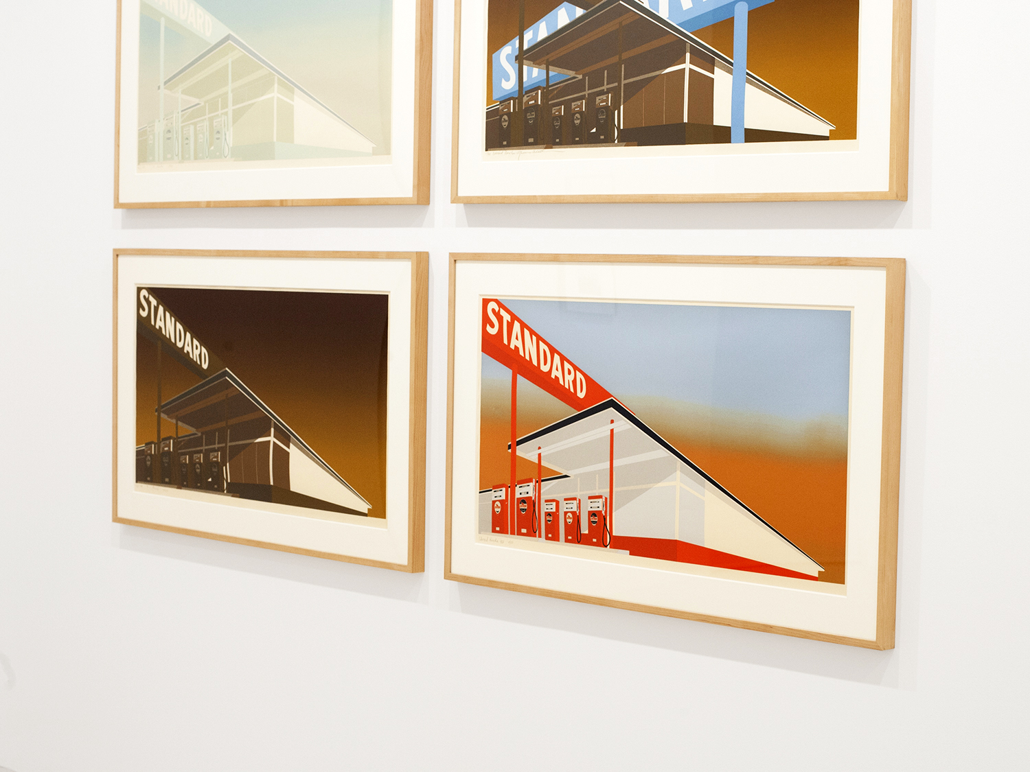 Ed Ruscha "Prints and Photographs" at Gagosian Gallery, Paris - purple ART