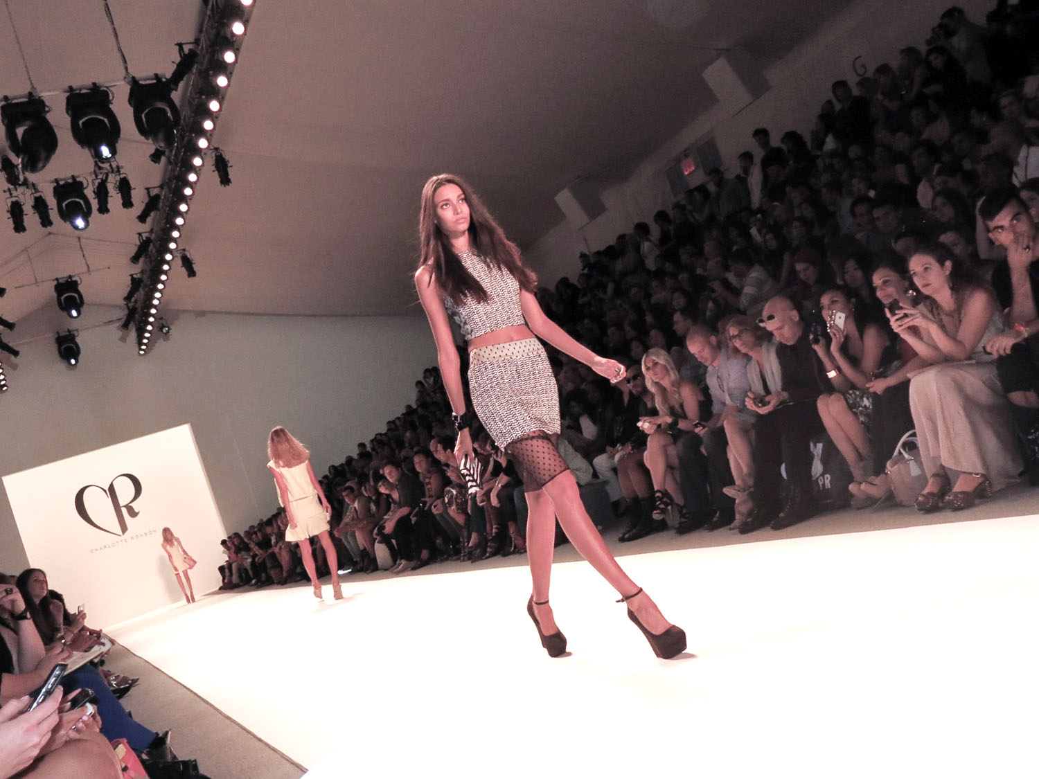 Charlotte Ronson S/S 2013 Show, New York - purple FASHION