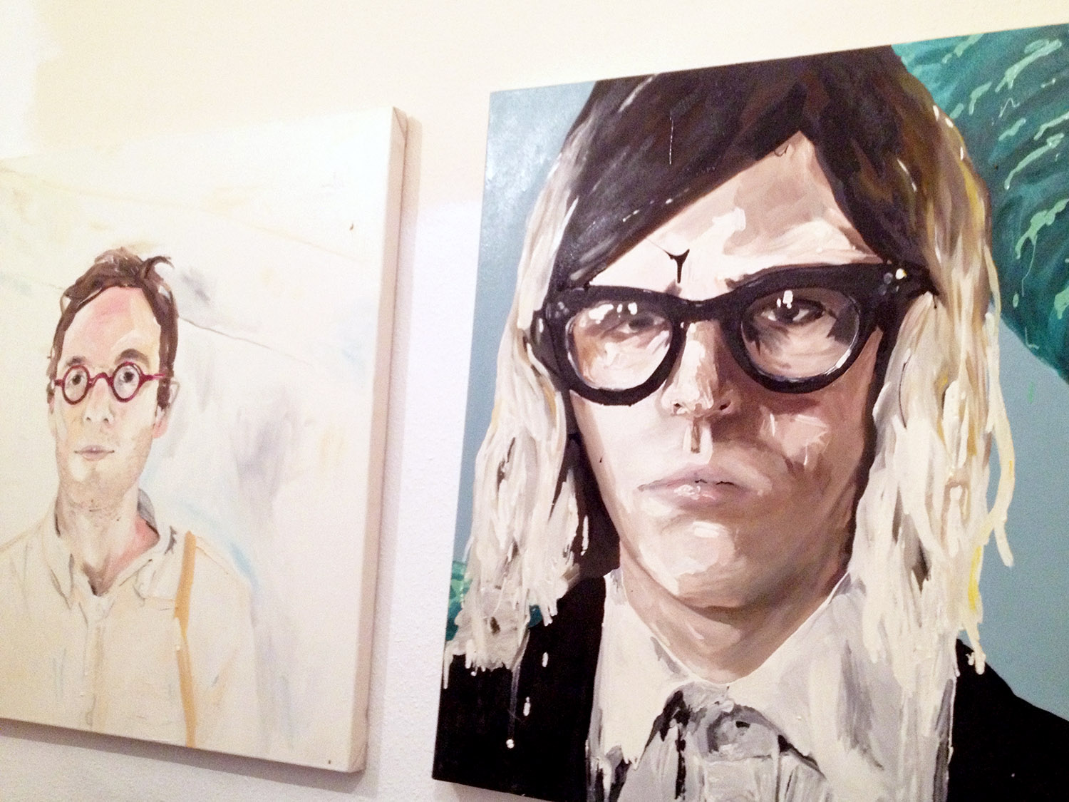 A visit to Simon Milner's studio, North London - purple ART