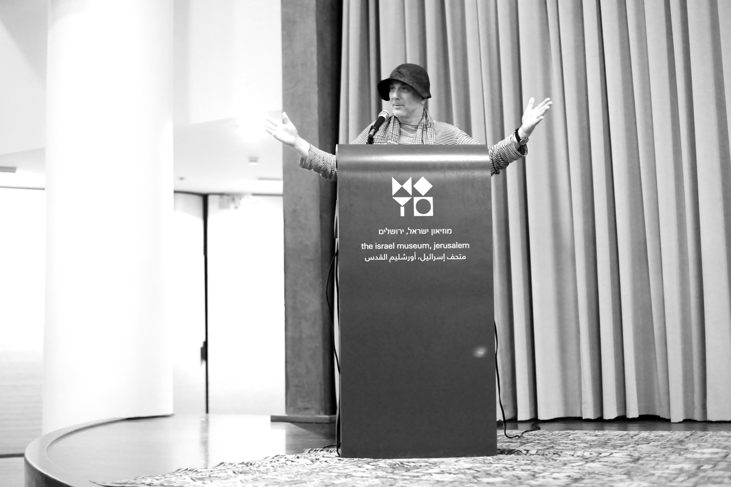 Talk with Ron Arad after the opening of his new monumental installation ...