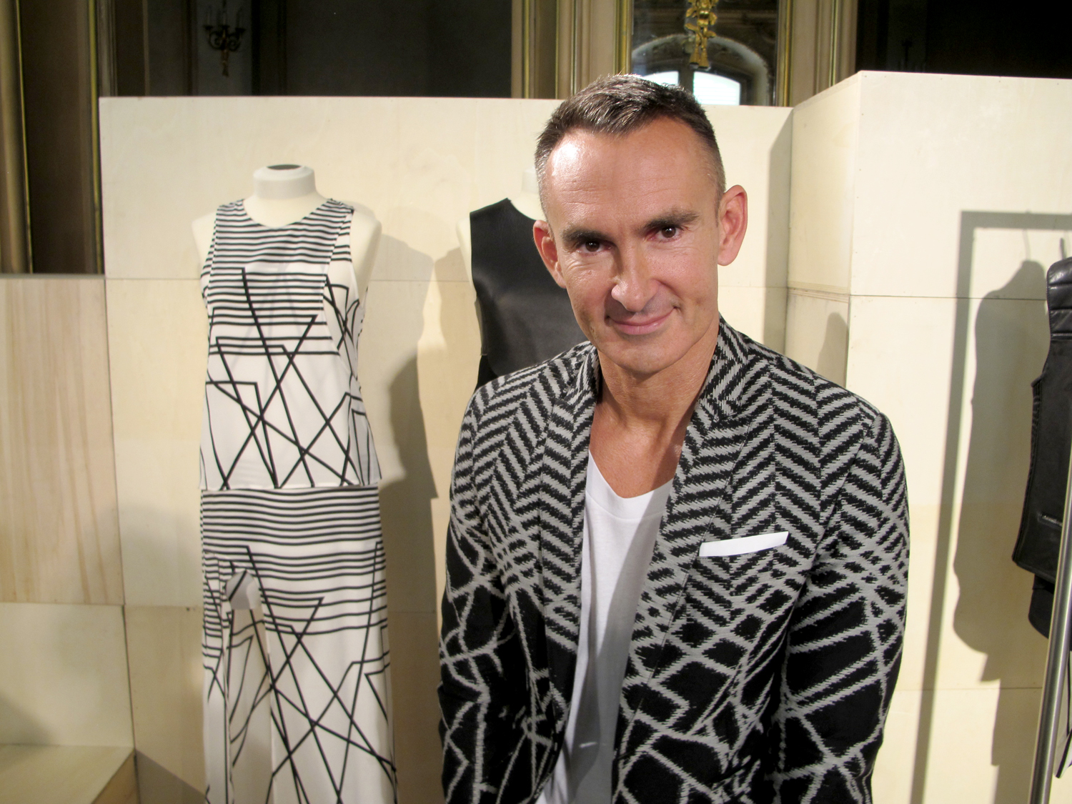 Neil Barrett at the presentation of his Spring/Summer 2012 collection ...
