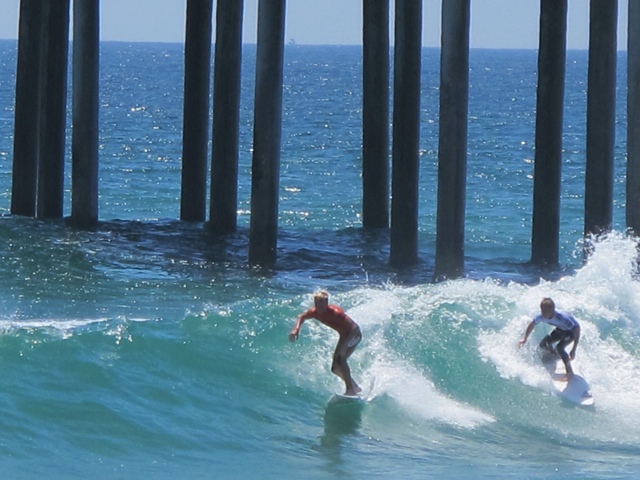 NIKE's US Open of Surfing on Huntington Beach, Southern California ...
