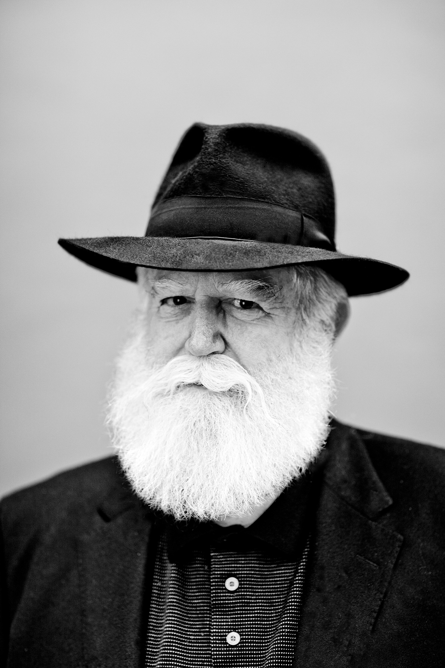 A portrait of James Turrell. Photo Tamara Weber - purple ART