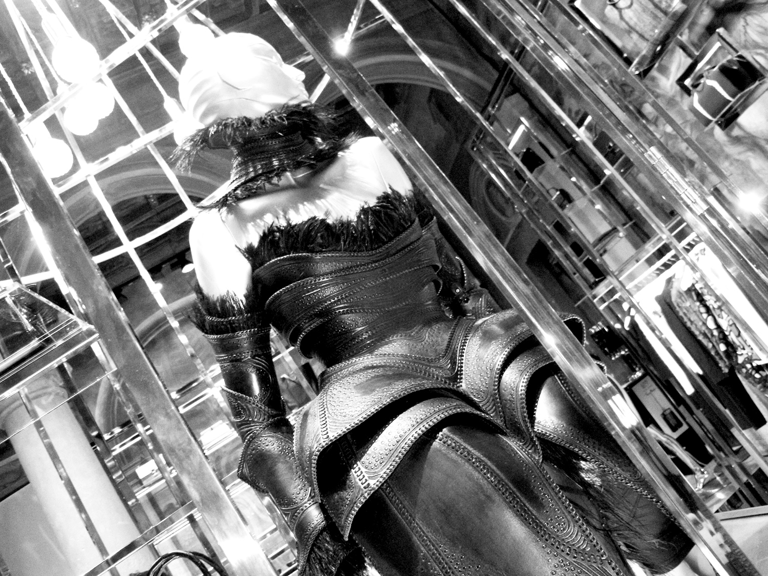 Mugler's first flagship store opening, Milan - purple FASHION