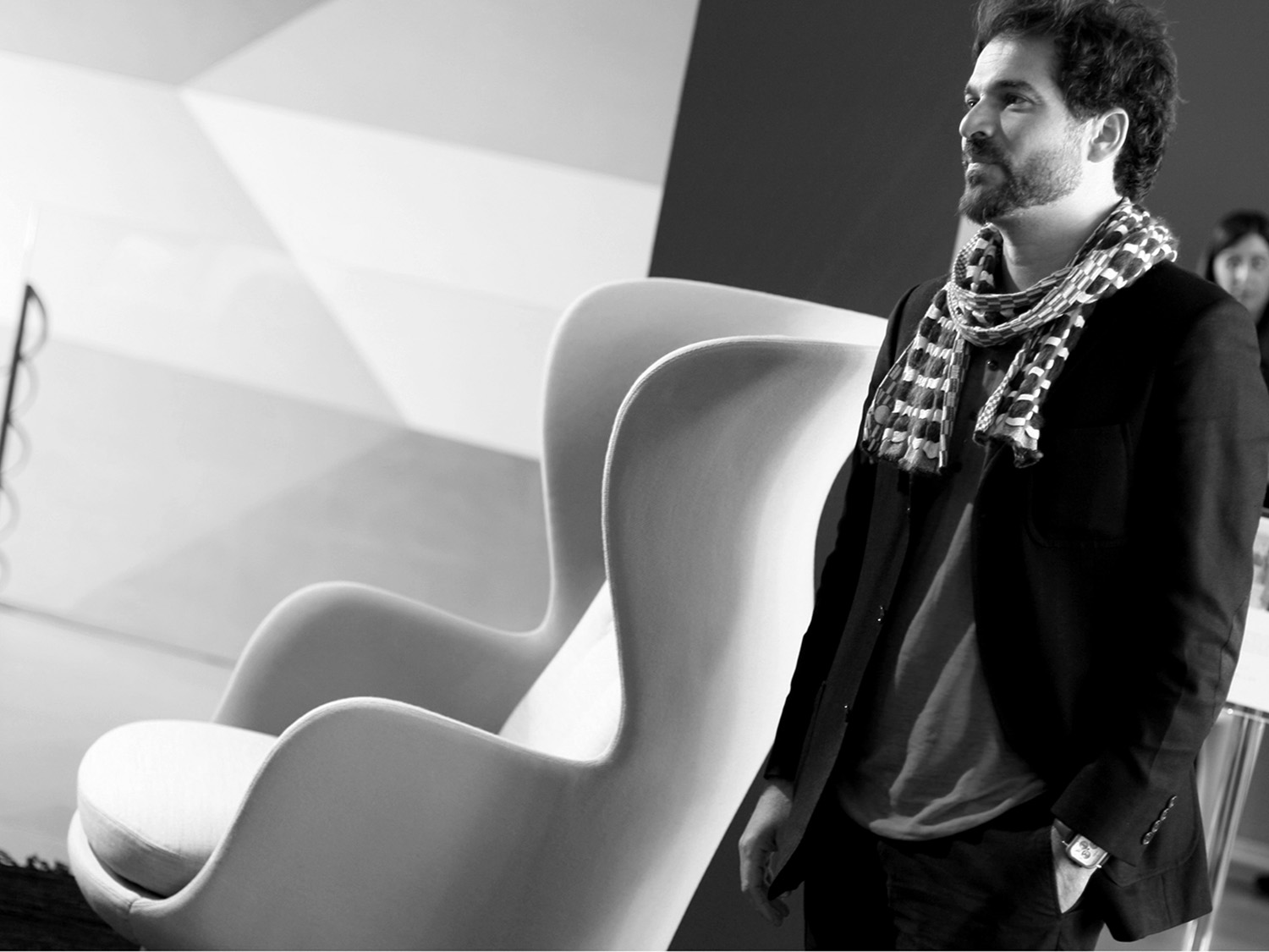 Jaime Hayon presenting his new chair RO for Fritz Hansen at Furniture ...