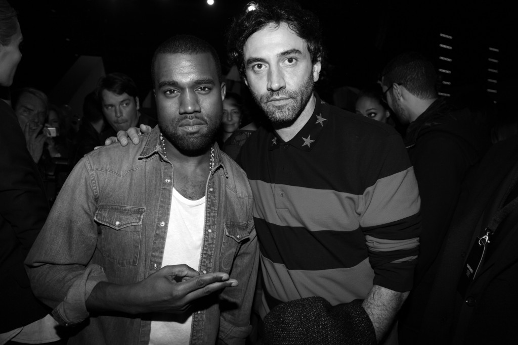 Kanye West and Riccardo Tisci at the Kanye West F/W 2012 afterparty ...