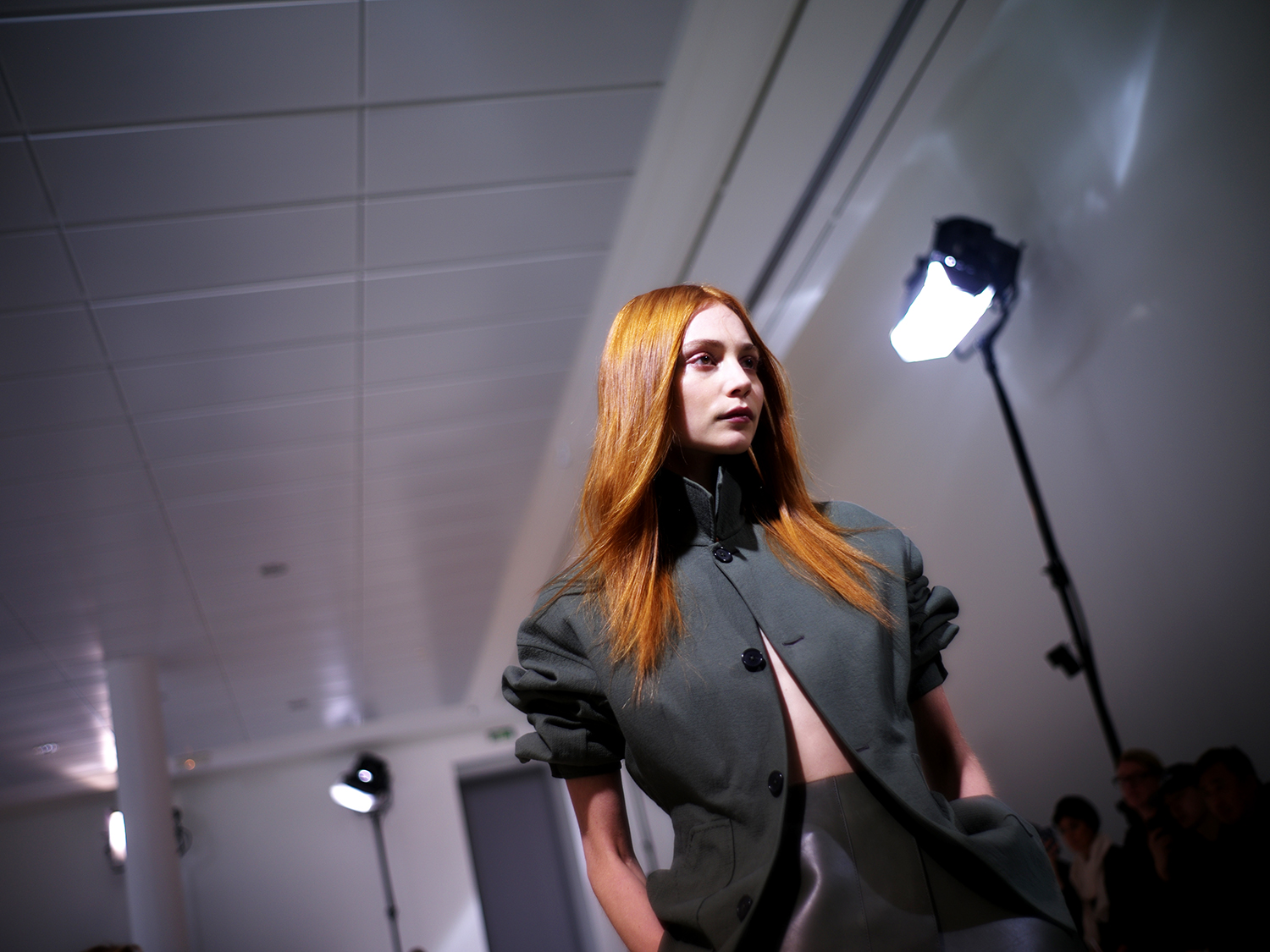 One look from the young London based designer Yang Li S/S 2014 show at ...