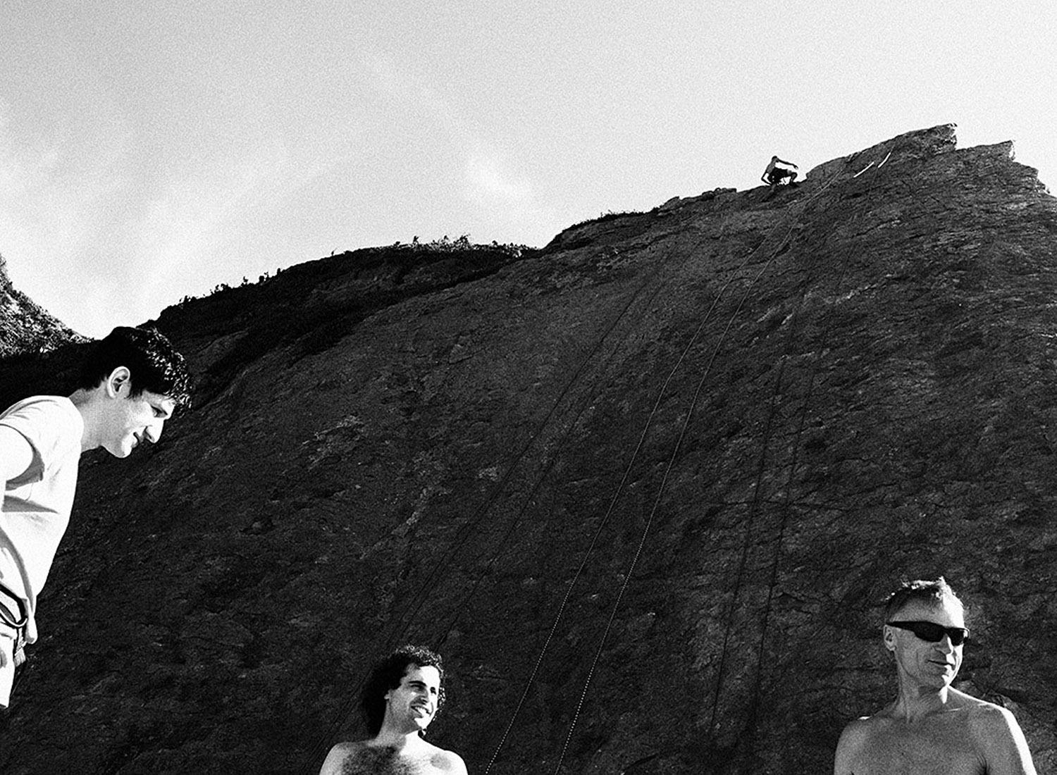 A day of rock climbing at Point Dume, Malibu - purple TRAVEL