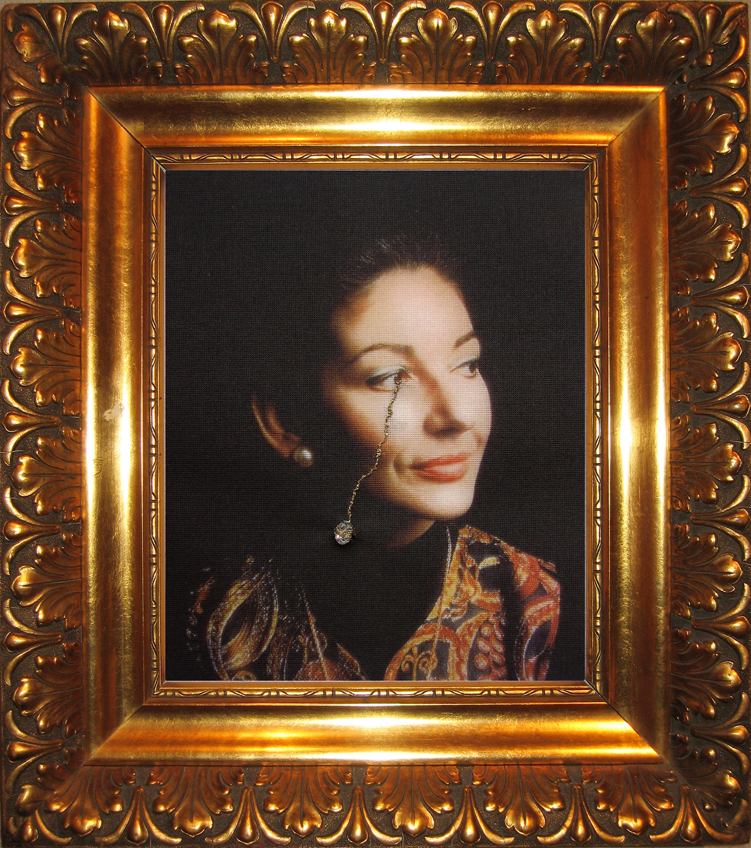 La Traviata (Crying Portrait of Maria Callas with a Pearl Earring) by ...
