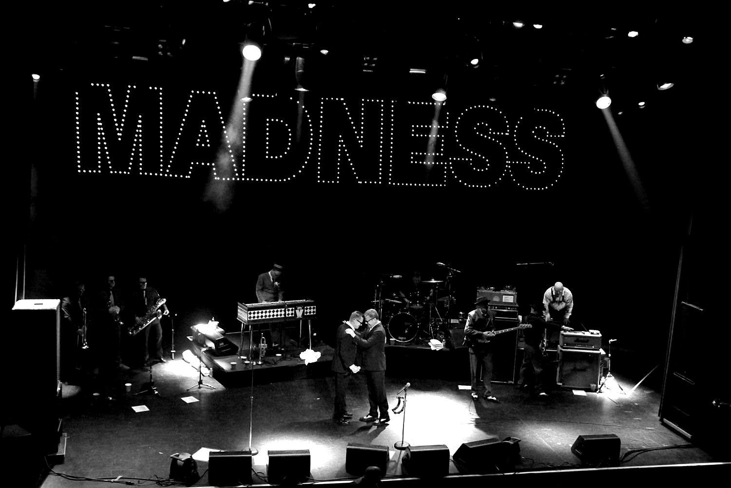 Cult 70's British ska band Madness performing at Downtown LA's Club ...