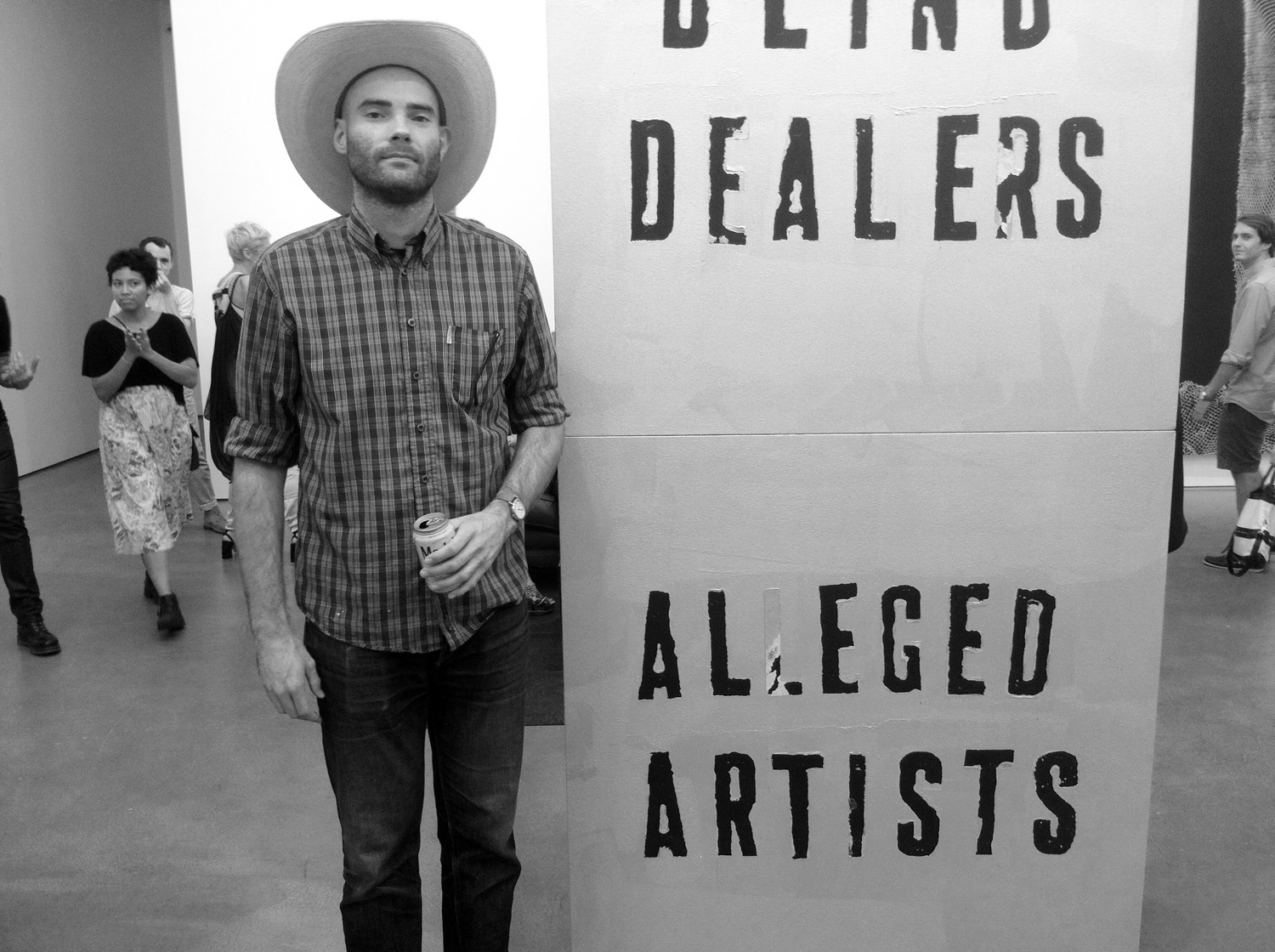 A Mark Flood body double which the artist hired to play him during the ...