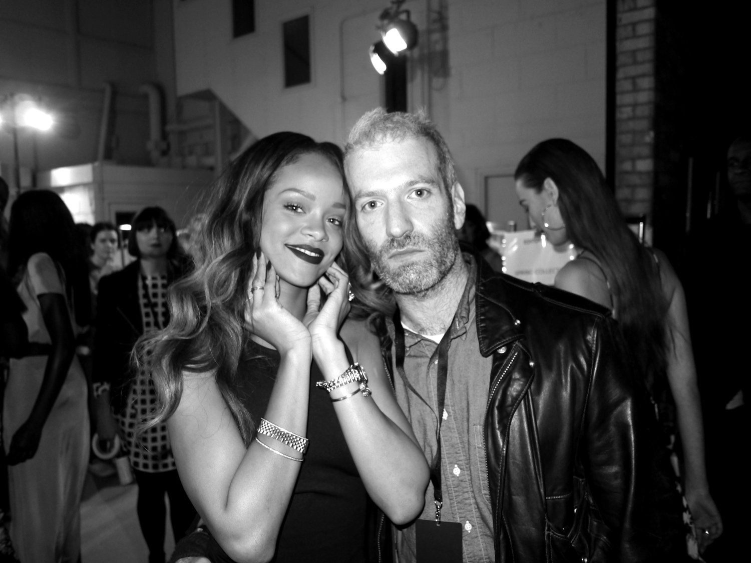 Rihanna and her stylist Mel Ottenberg after the Rihanna for River ...