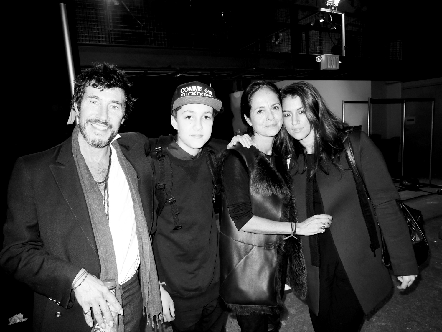 Mark Borthwick, Joey Borthwick, Maria Cornejo and Bibi Borthwick at Zero +... - purple DIARY