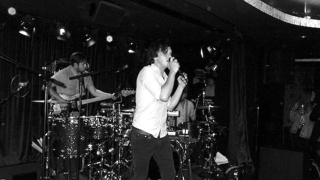 British band the Friendly Fires performing an intimate gig at the Arts ...