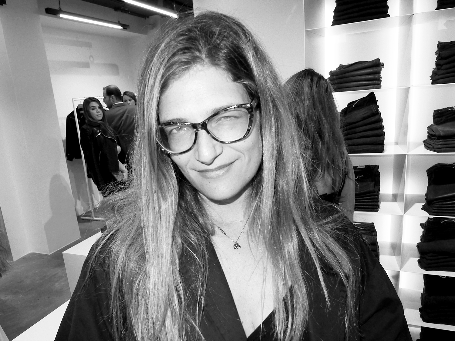Maya Singer at the Closed store opening on 18 rue de Poitou, Paris ...
