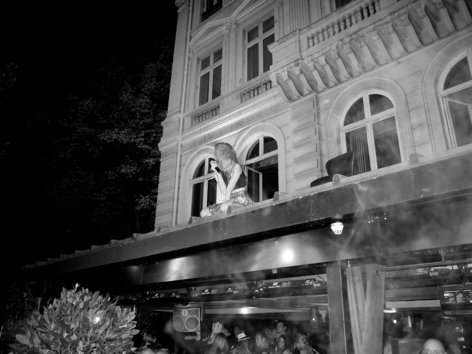 GIVENCHY & DAZED PARTY AT L'ARC, Paris - purple NIGHT