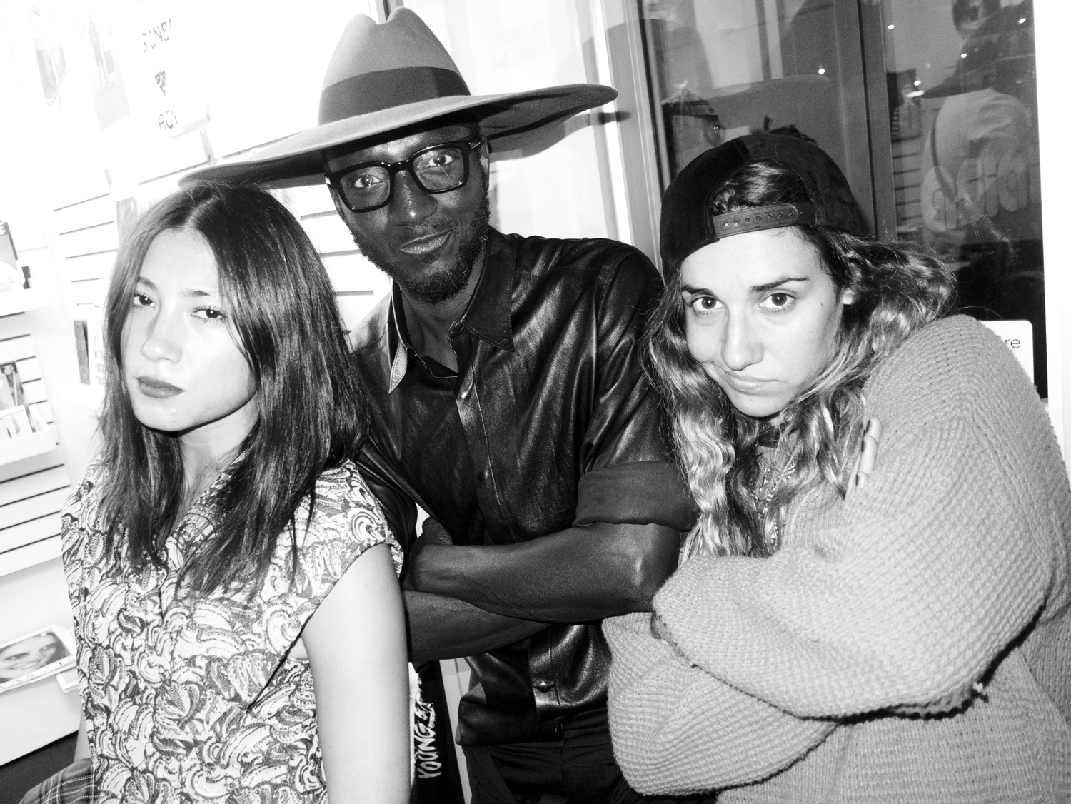 Jen Brill, Jenke Tailly, and Sara Nataf at Lele Saberi's Pop Up ...