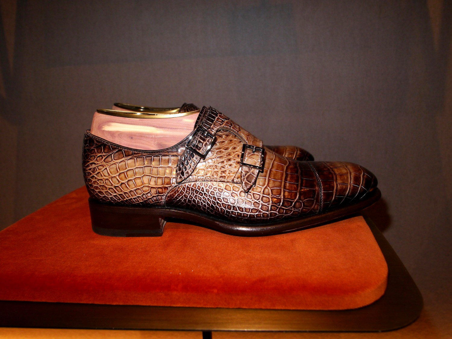 Santoni new boutique opening, Milan - purple FASHION