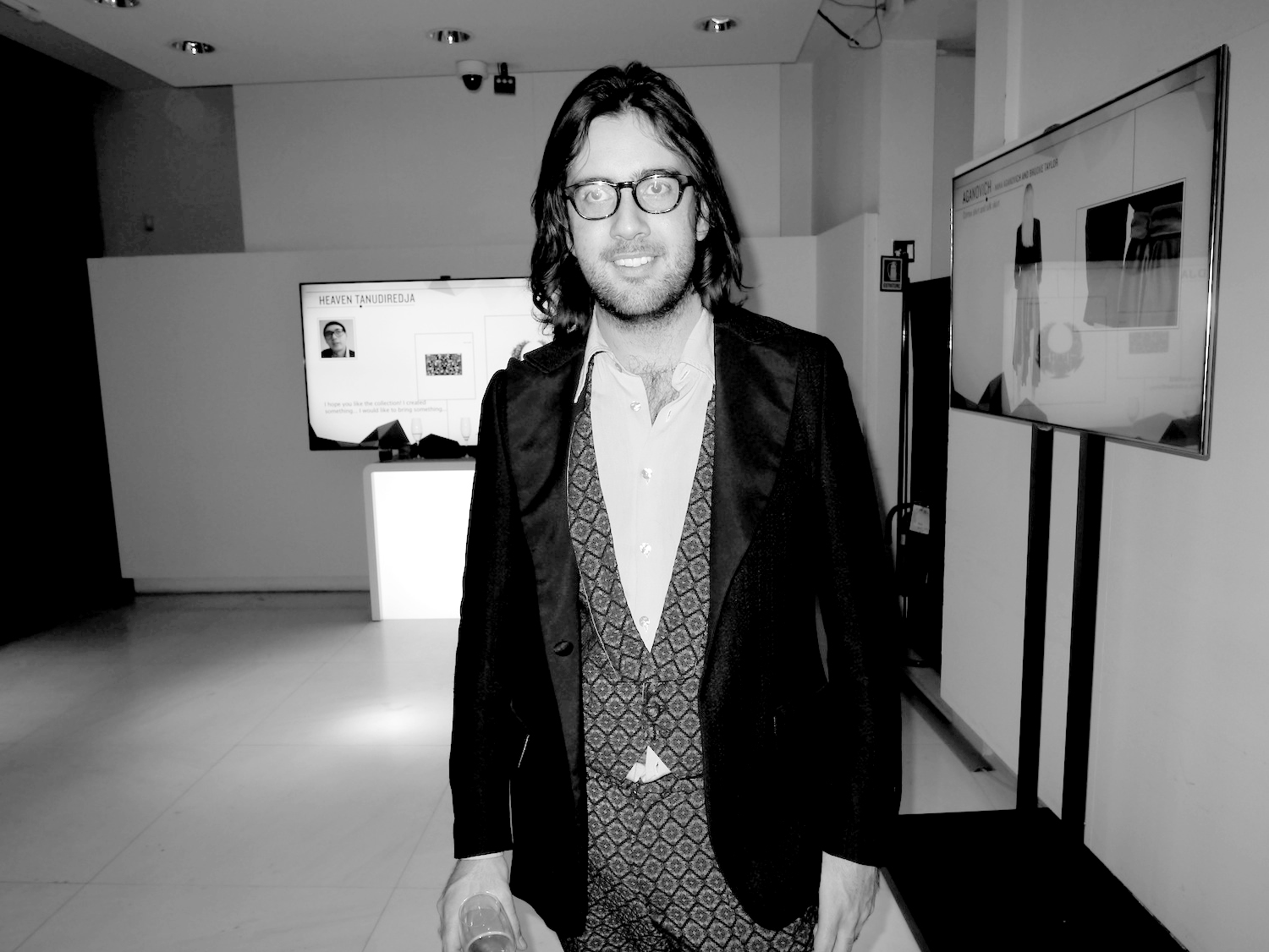Alessio de Navasques the curator of AltaRoma at the Vogue Talents ...
