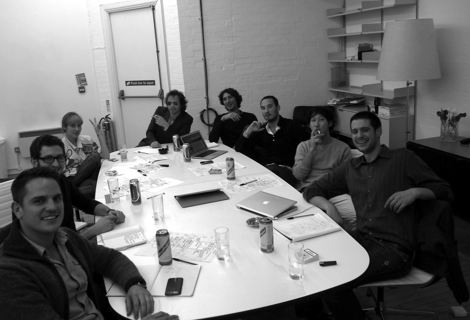 Working meeting, Purple X Meri Media with Sam Matthews, Alex Cragg ...