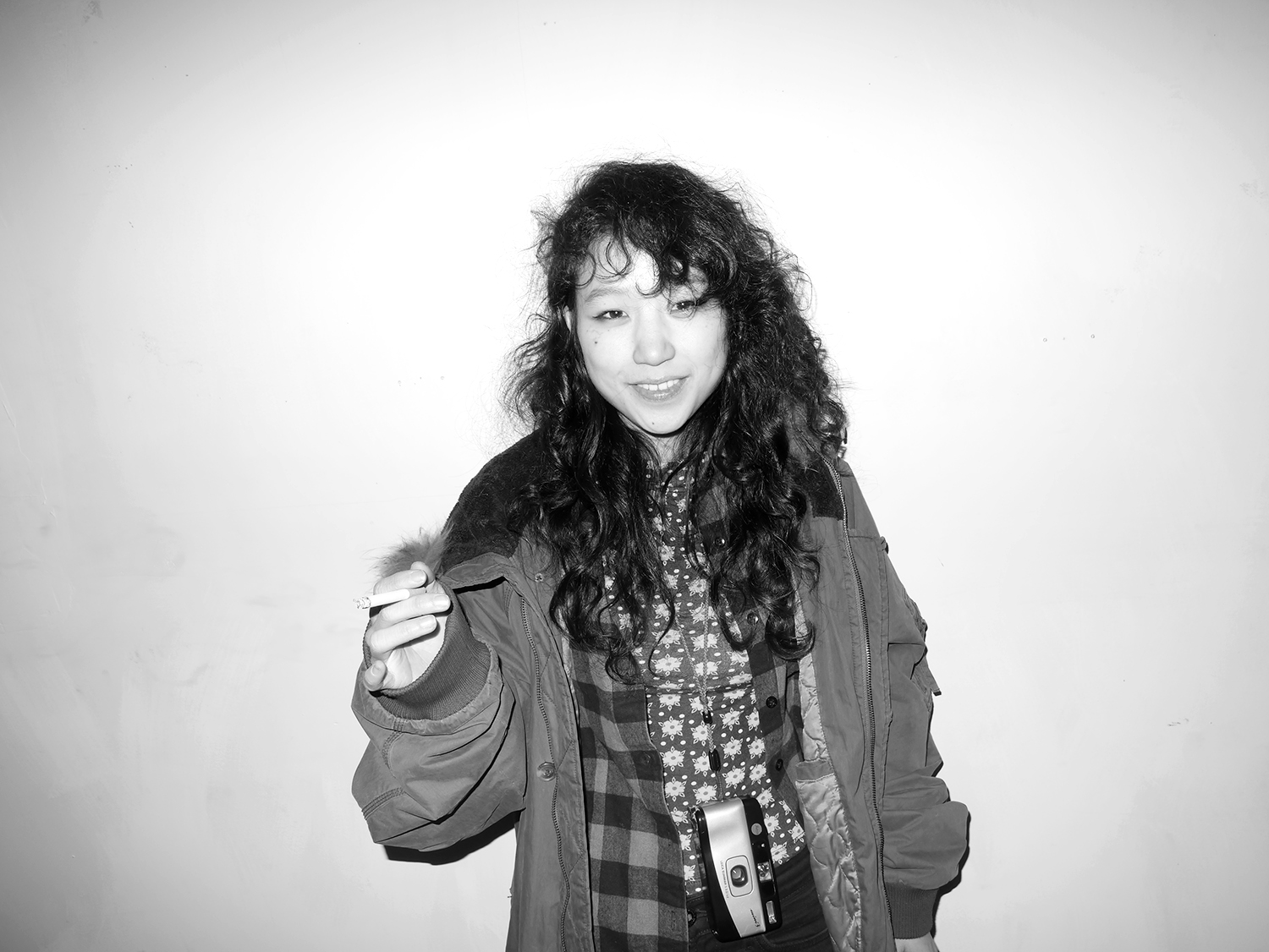 Photographer Sandy Kim at the Purple office, New York. Photo Olivier ...