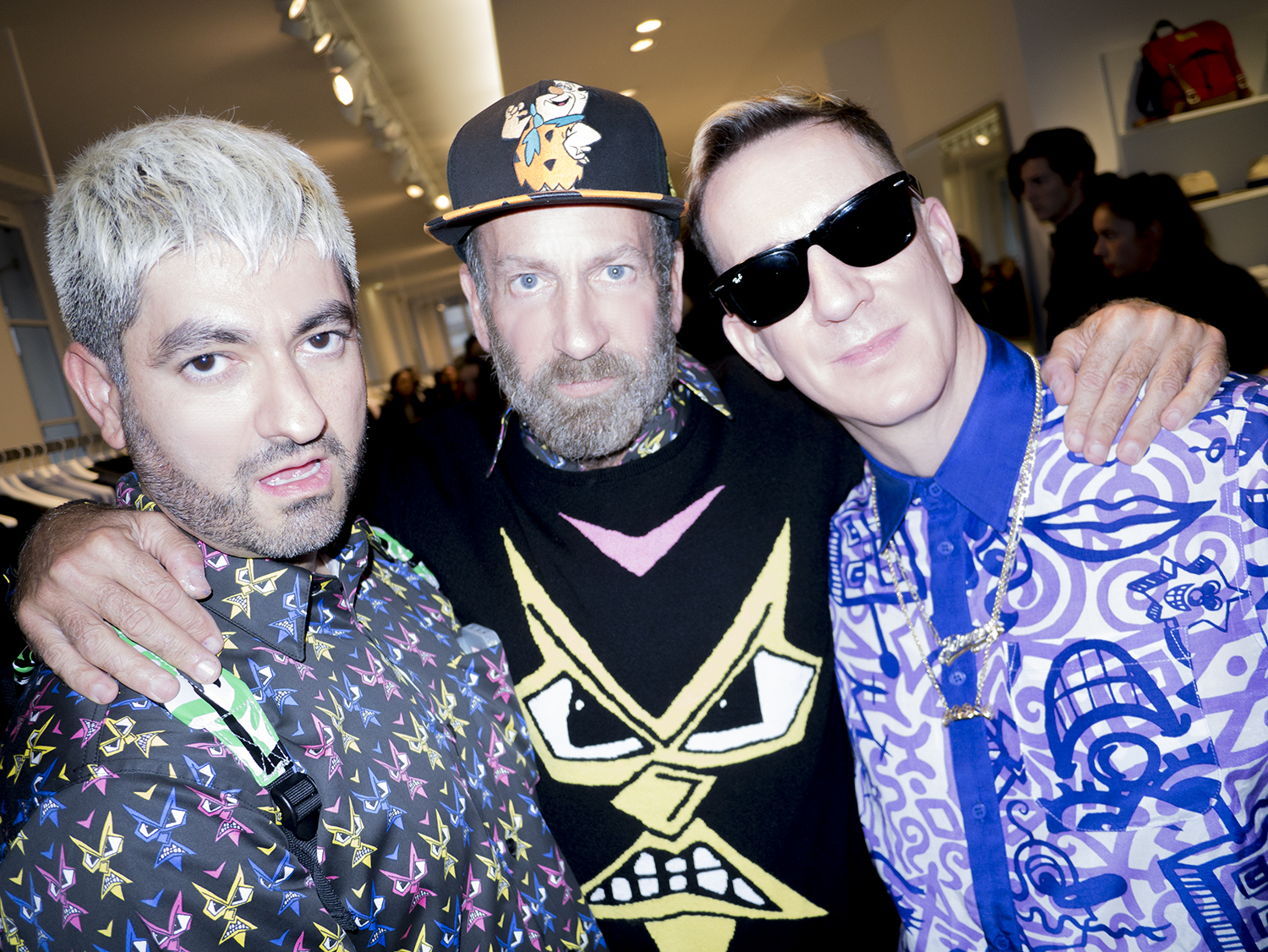 Kenny Scharf exhibition opening with Jeremy Scott at Colette, Paris ...