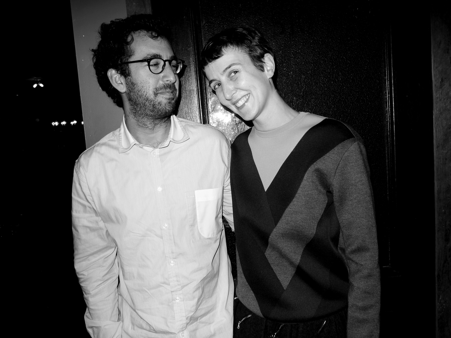 The happy and recently married couple Philip Andelman and Sarah ...