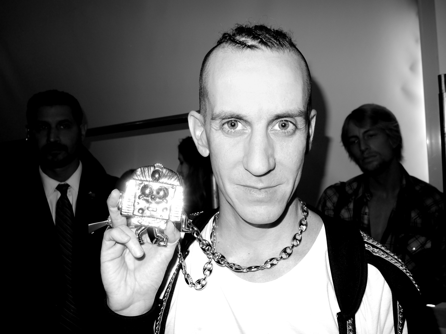 Jeremy Scott after his S/S 2013 fashion show, New York. Photo Olivier ...