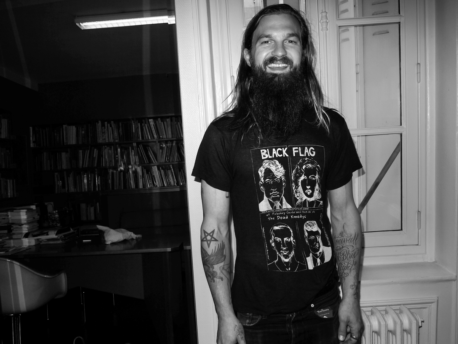 The American artist and Purple contributor Max Snow at the Purple ...