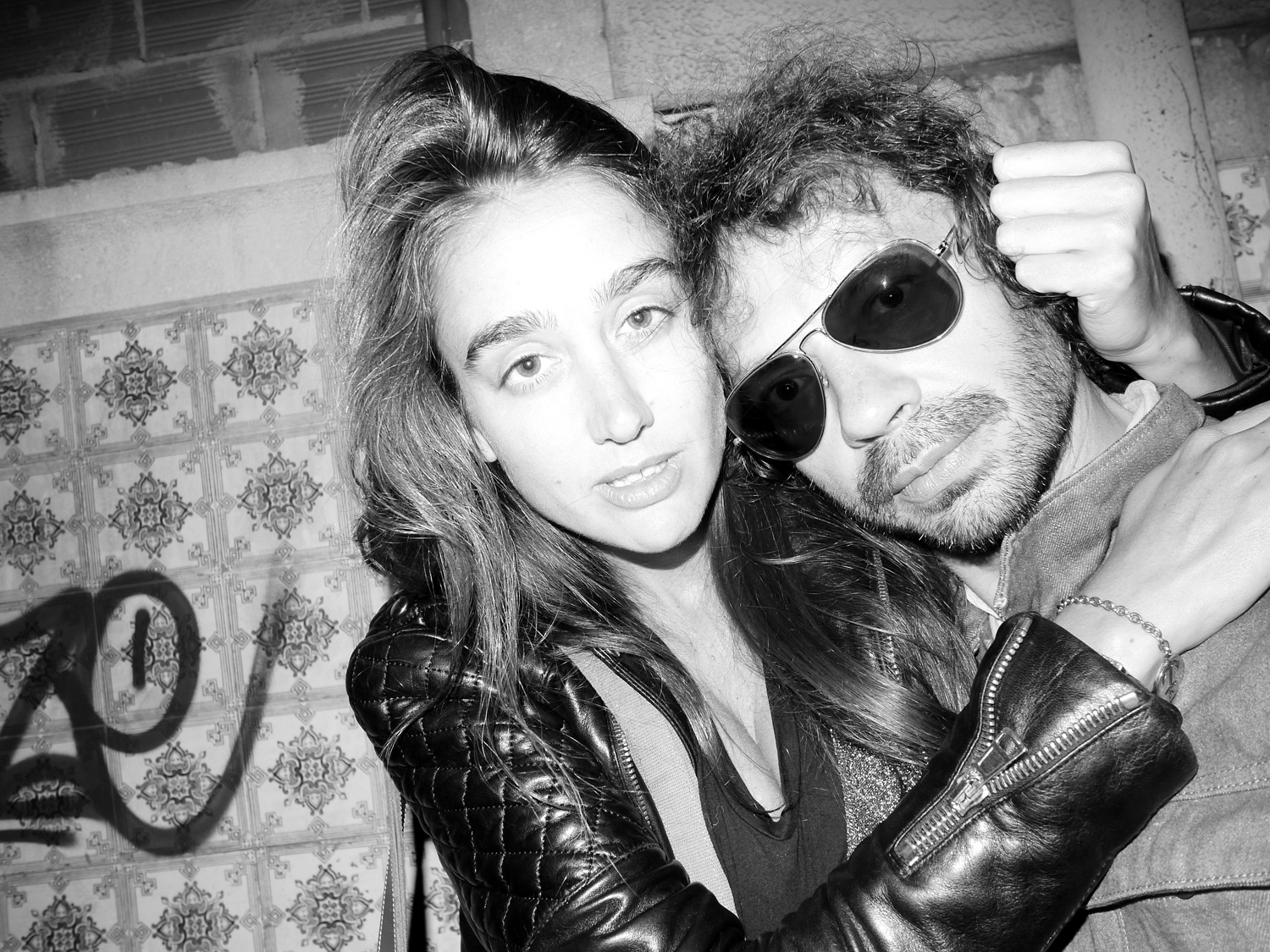 Natacha Ramsay Levi and me, last night in Lisbon. Photo Olivier Zahm ...