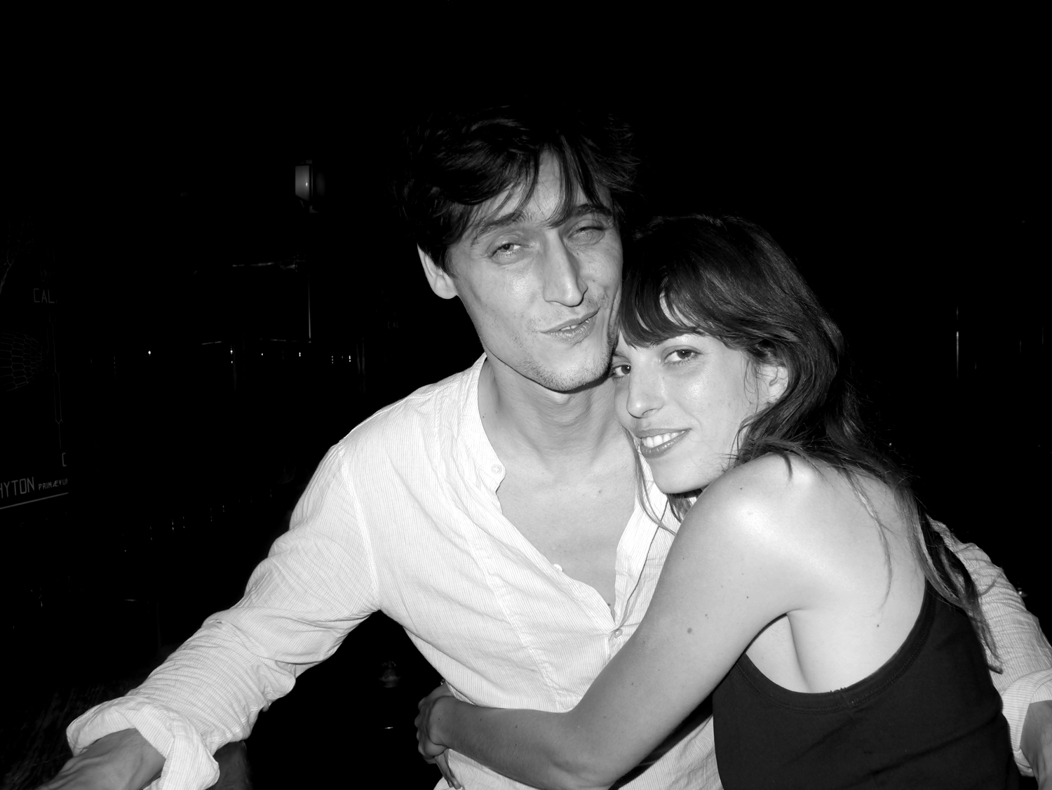 Sebastien Andrieu and Lou Doillon at Cafe de Flore, Paris. Photo ...