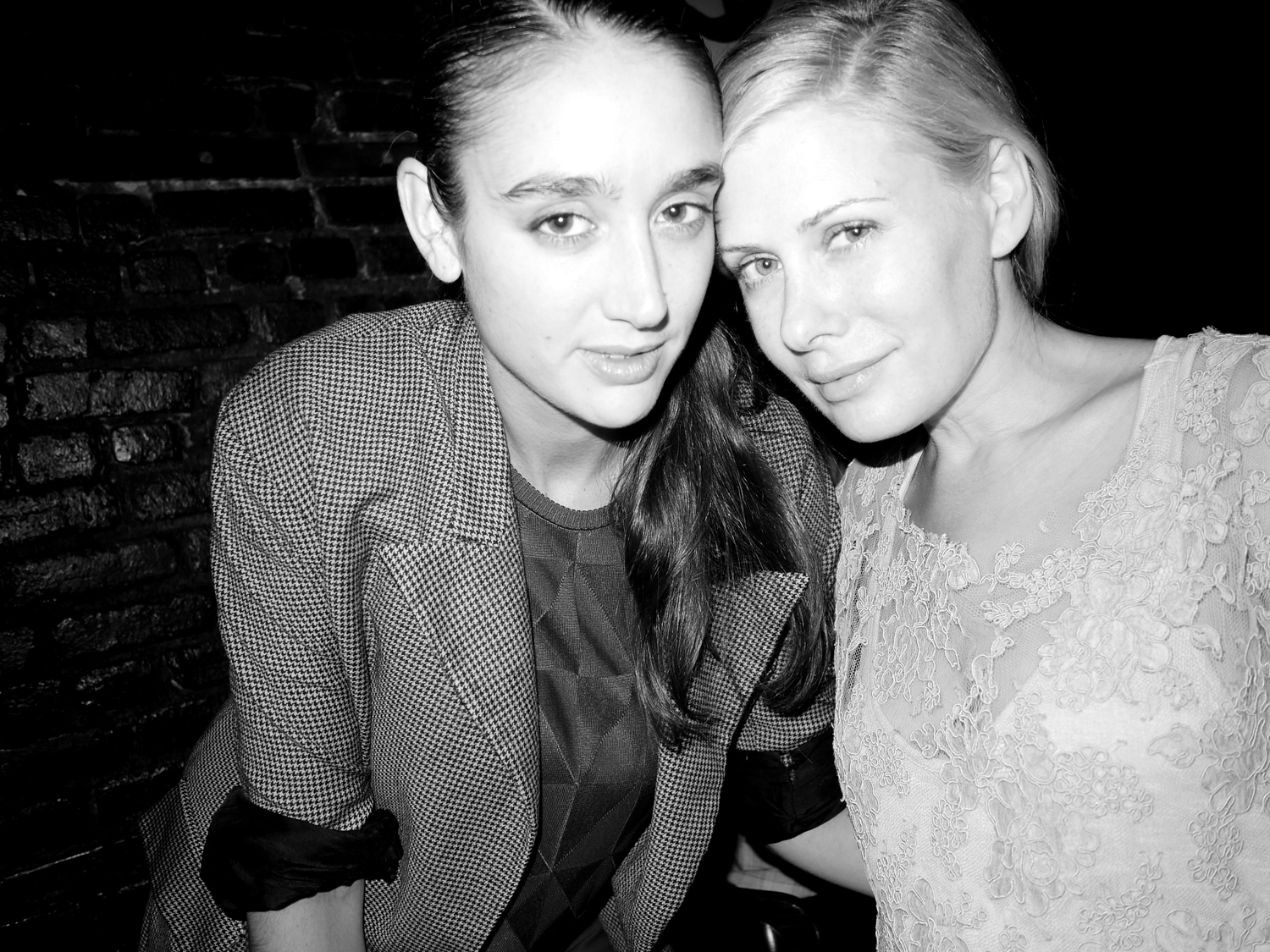 Natacha Ramsay and Tara Subkoff at Omen, New York. Photo Olivier Zahm ...