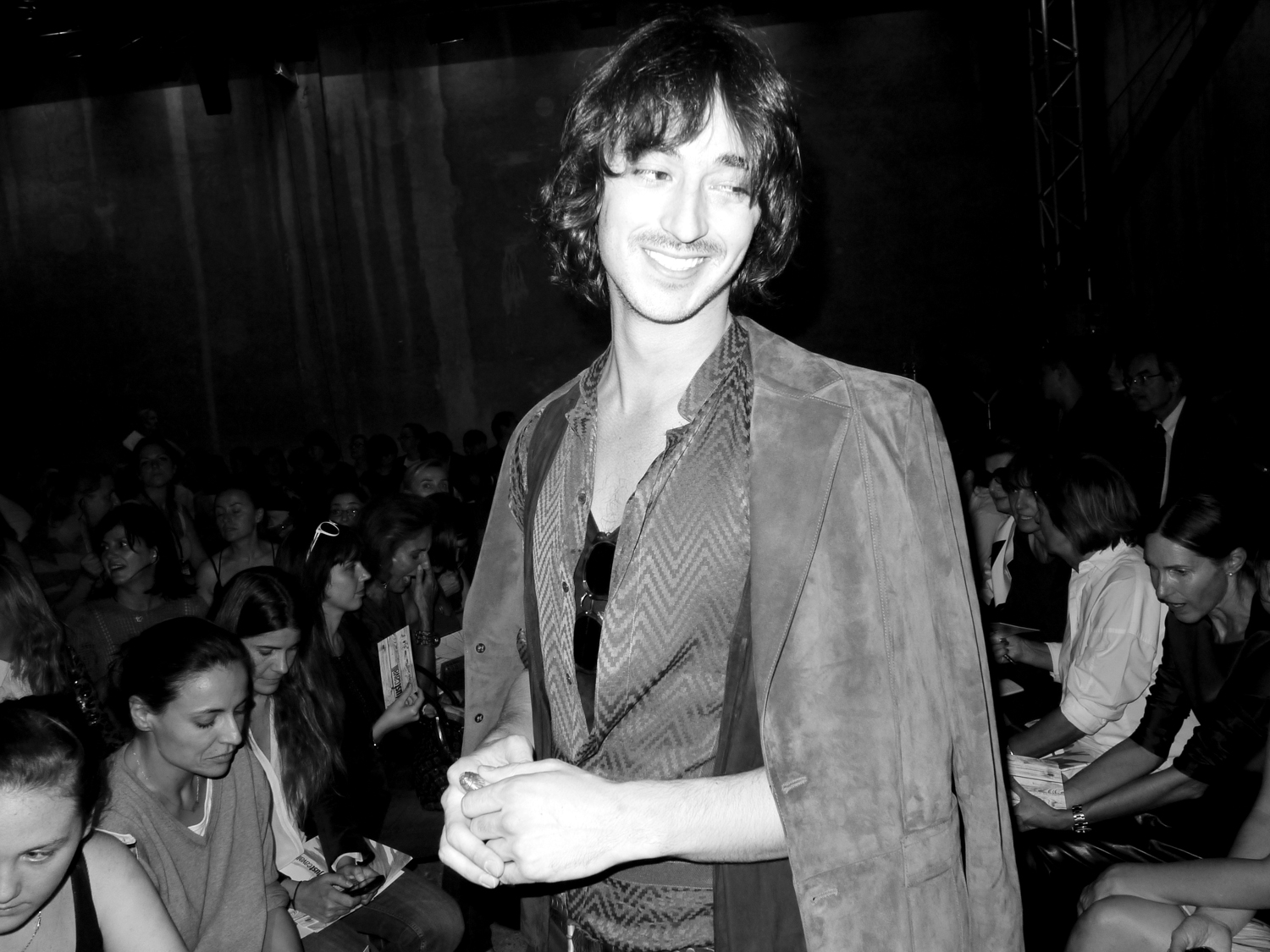 Daniele Cavalli before the Just Cavalli Spring/Summer 2012 show, Milan ...