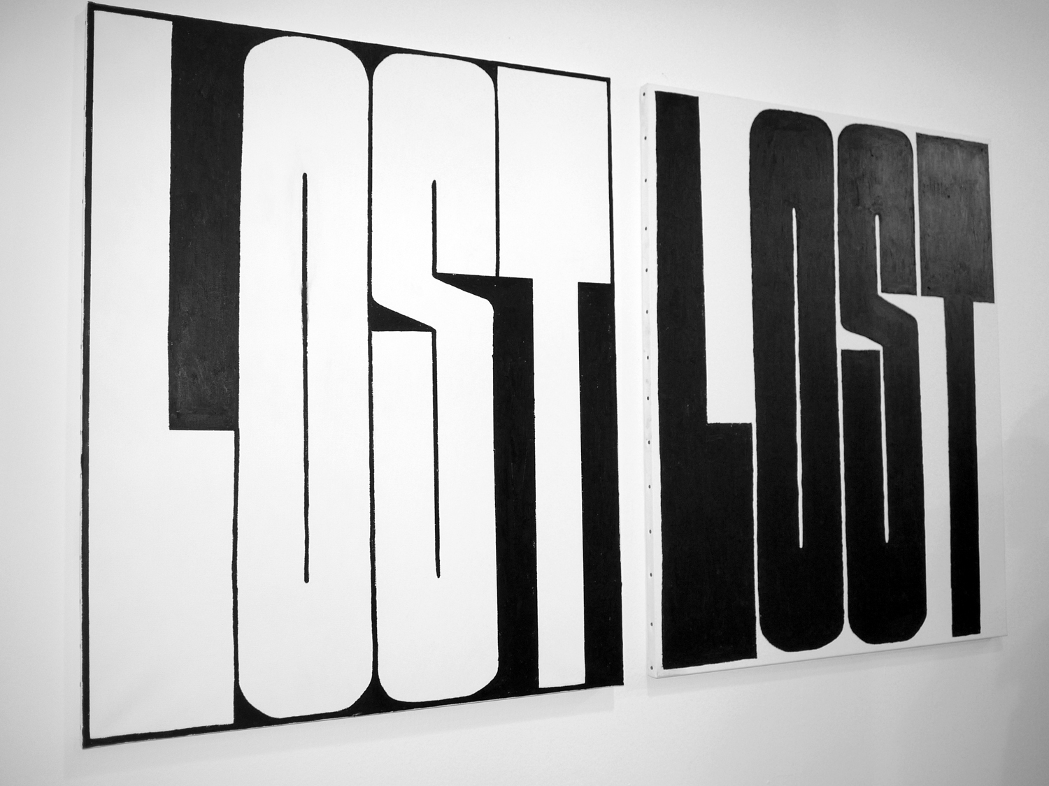 Jim Joe "Lost 2012" at Galerie du Jour Agnès B, Paris - purple ART