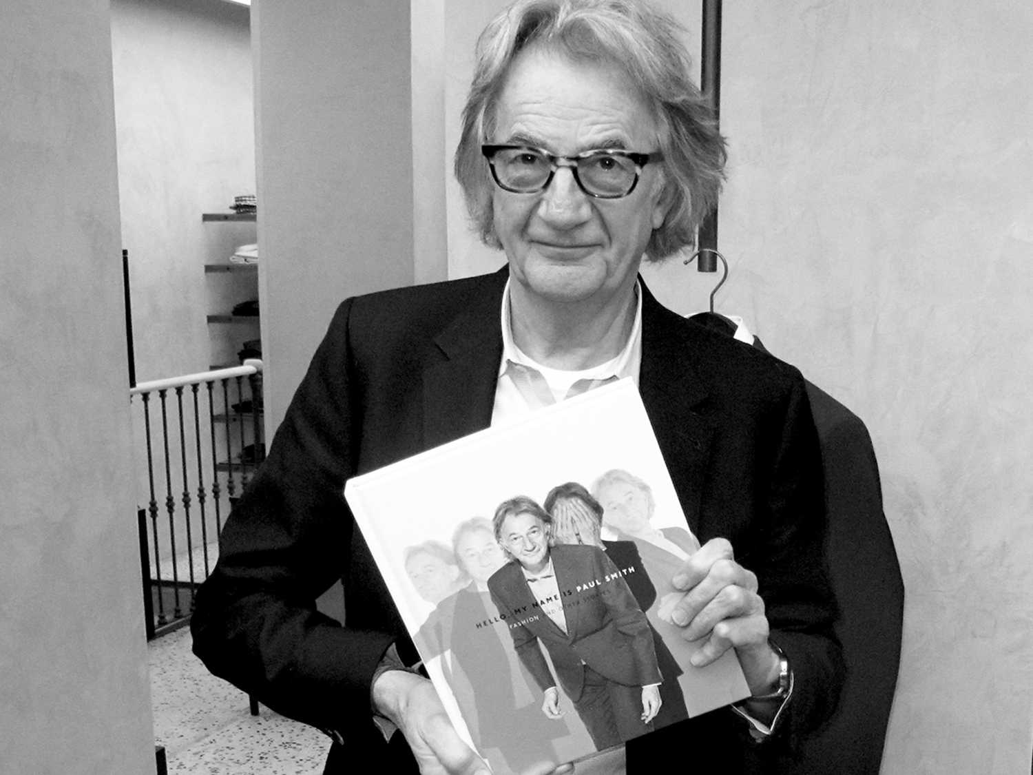 Paul Smith at the book signing, in Milan, of his new book... - purple ...