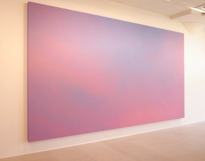 Sky Backdrop by Alex Israel on view at Greene Naftali's new group ...