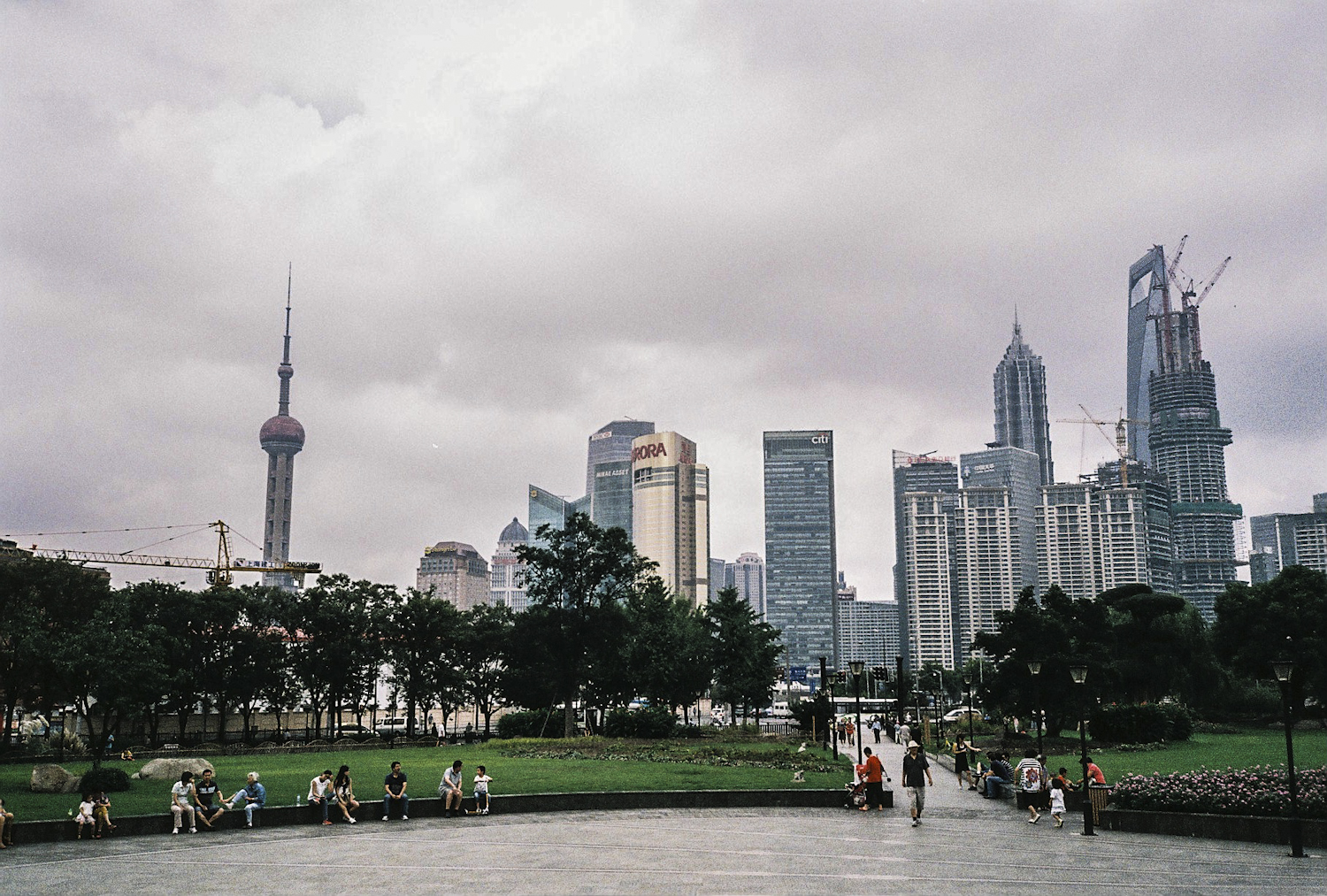 Shanghai by day - purple TRAVEL