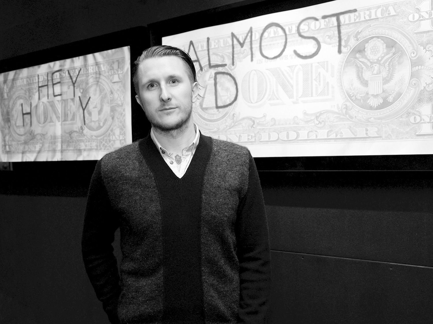 Scott Campbell at the opening for his new show The Smartest Things I ...