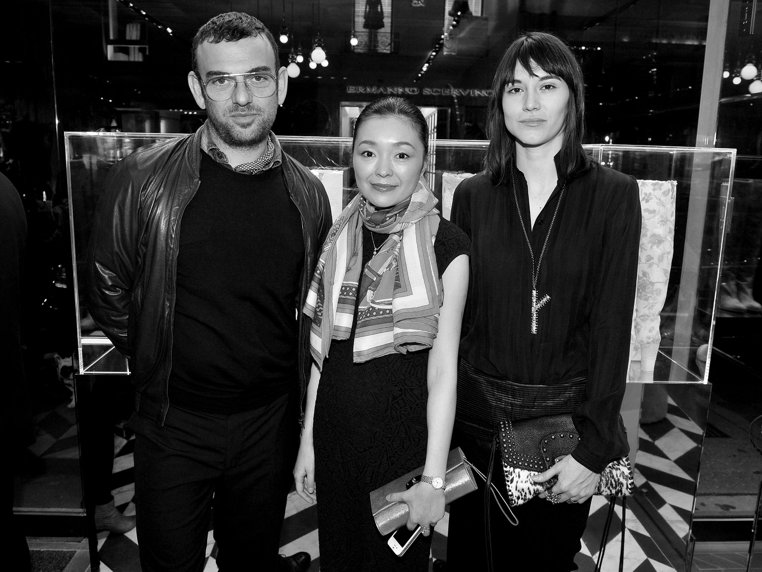 Sergio Rossi x Peng Wei Chelsea boot collaboation cocktail, Paris ...