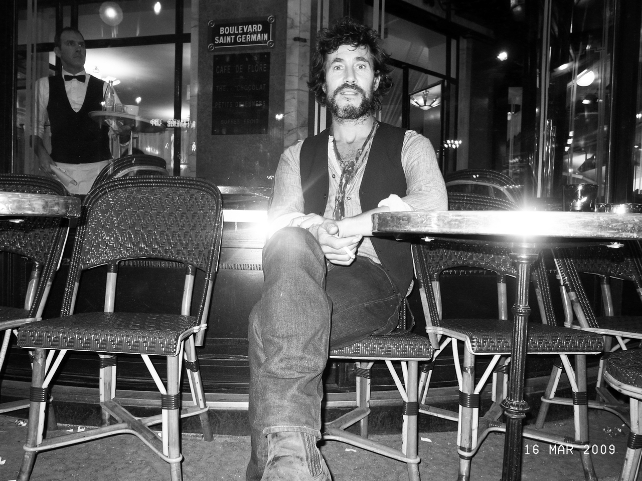 Mark Borthwick at the Café de Flore, Paris. Photo Olivier Zahm - purple ...