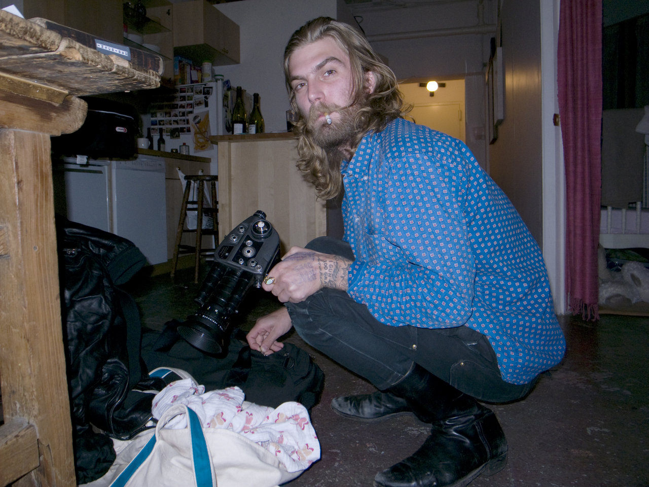 One of my last pictures of Dash Snow, June 5, New York.... - purple DIARY